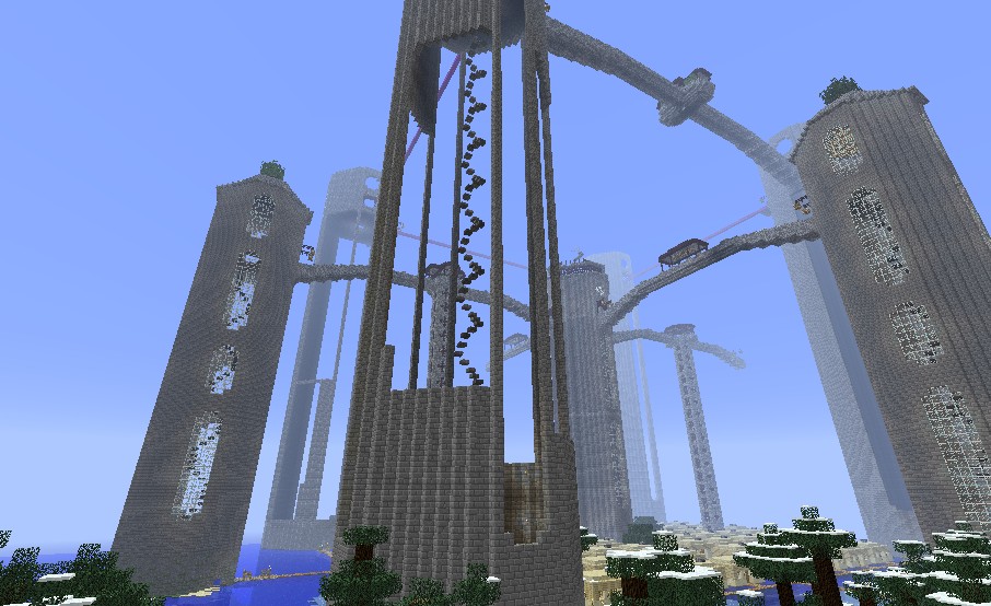 Tower Town Minecraft Map