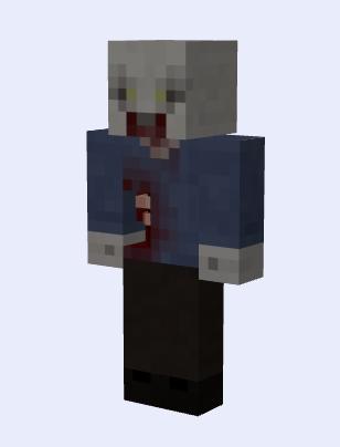 DayZ: Zombie with ribs sticking out. Minecraft Map
