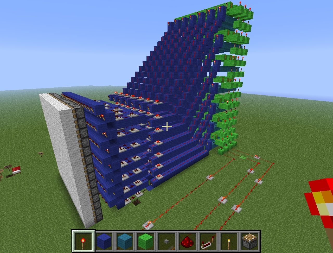 red stone test land Minecraft Map