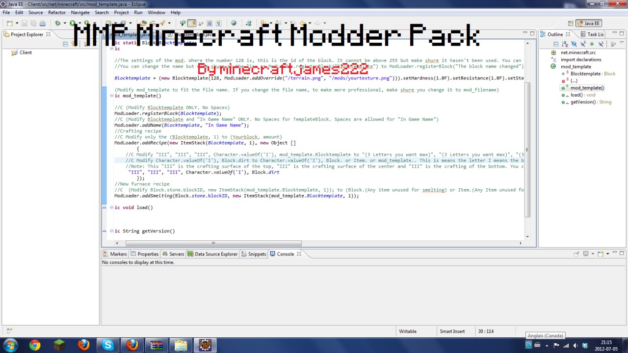 MMP Minecraft Modder Pack | HUGE UPDATE: Tools Minecraft Mod