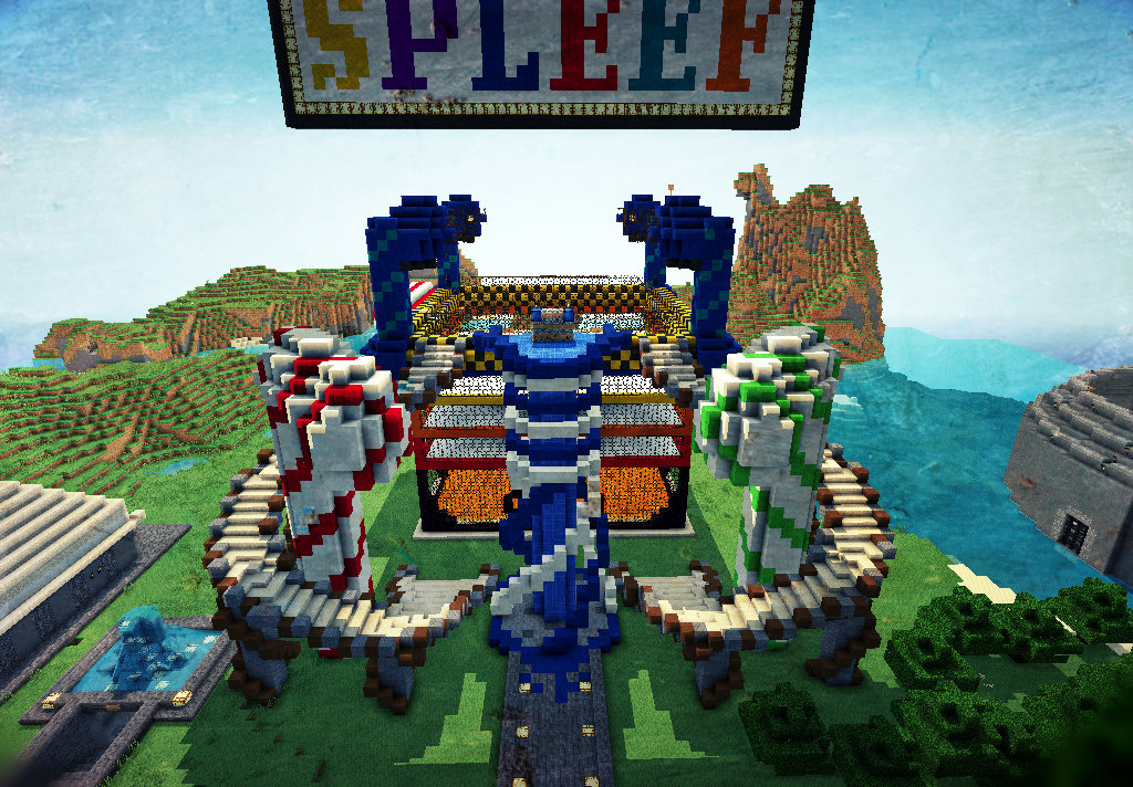 Spleef Arena Minecraft Map