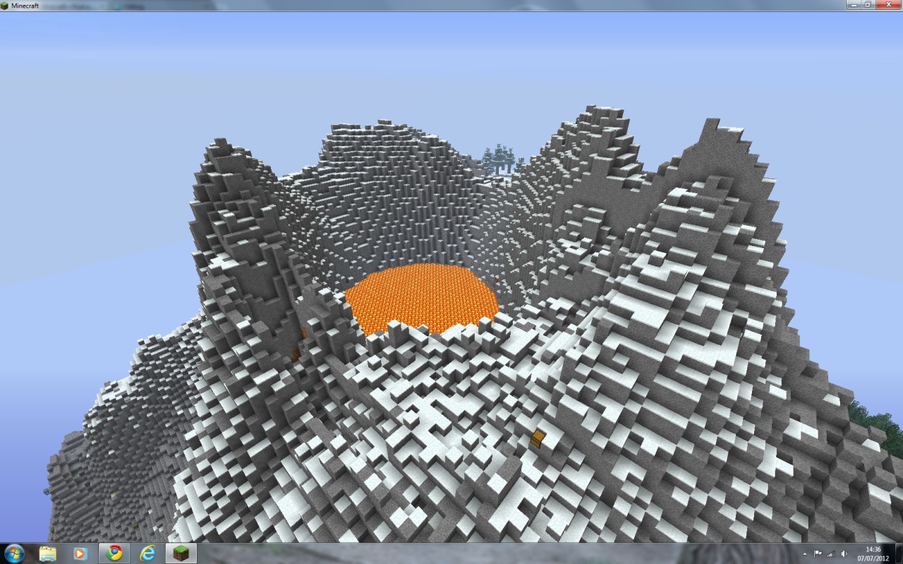 Volcano Minecraft Map