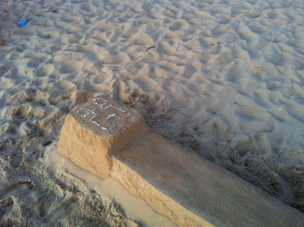 Creeper Sand Castle! Minecraft Map