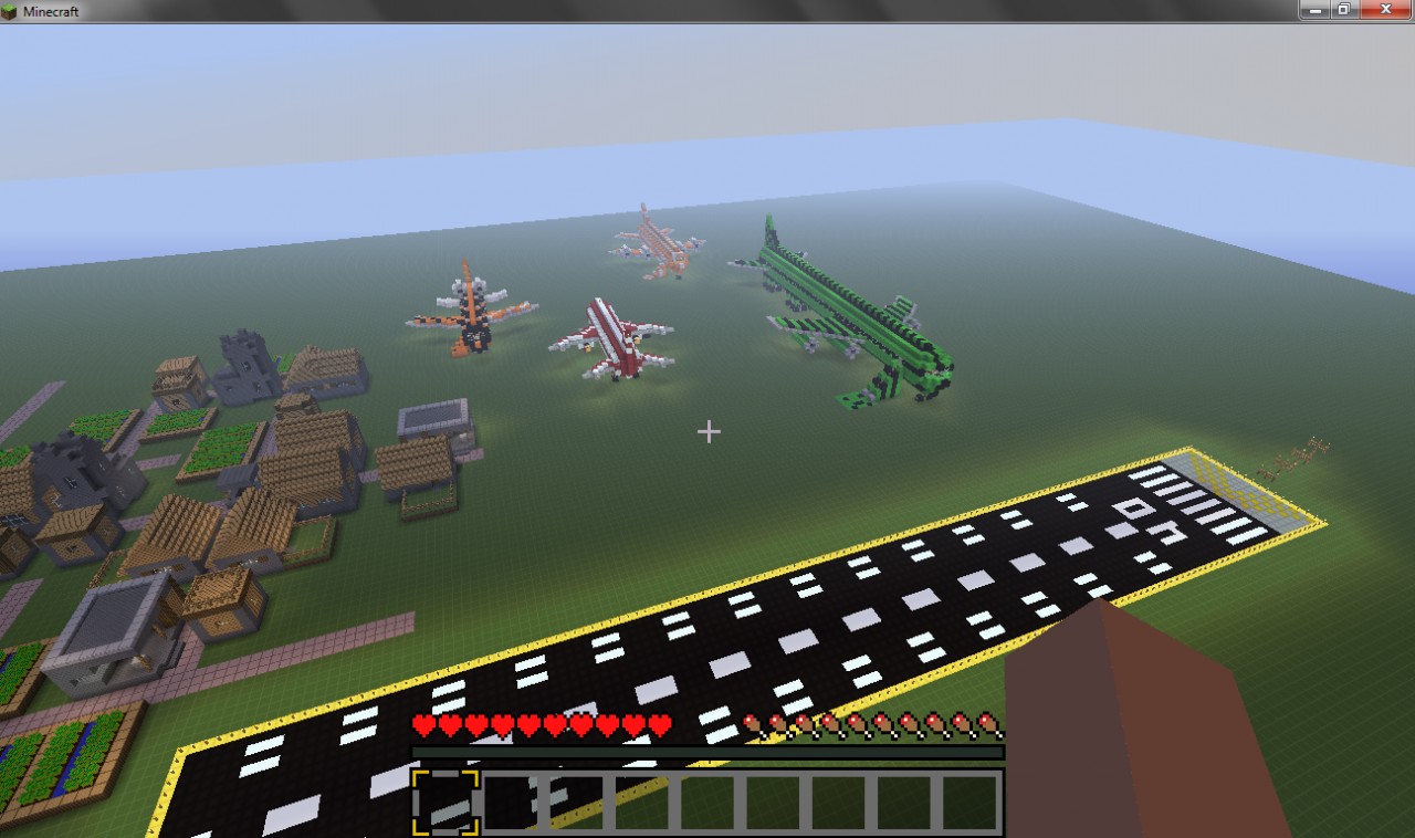 Planes&runway v2.0 Minecraft Map