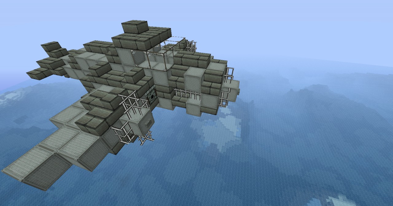 Air ship fleet. Minecraft Map