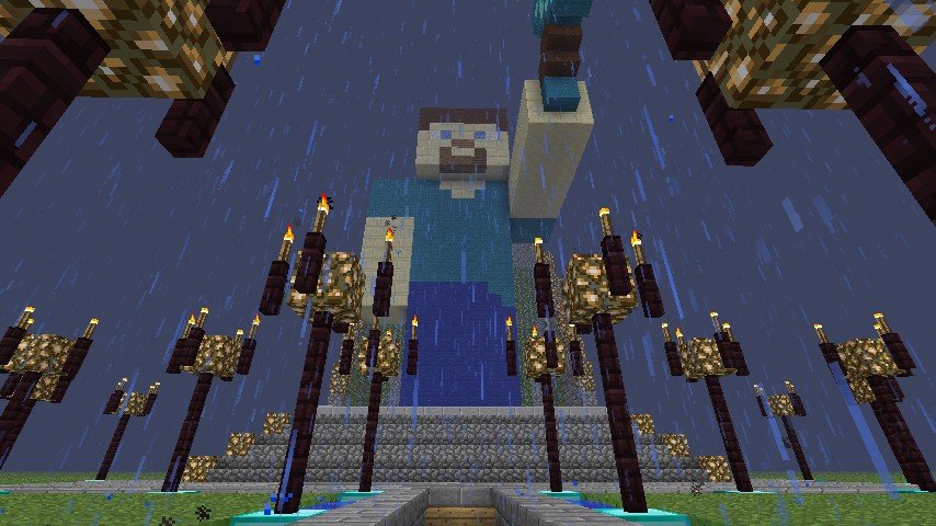 giant steve Minecraft Map