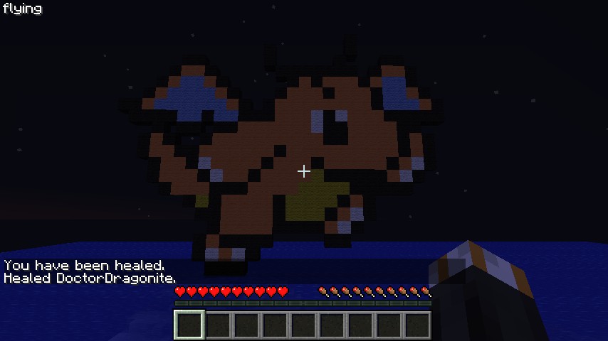 Dragonite Pixel Art Minecraft Map