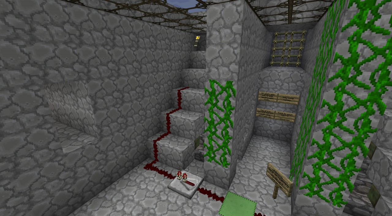 Ancient Temple (Puzzle map) - Béta Minecraft Map