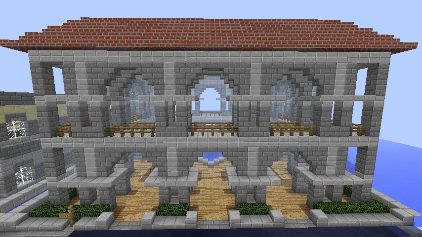 Roman Courtyard Minecraft Map