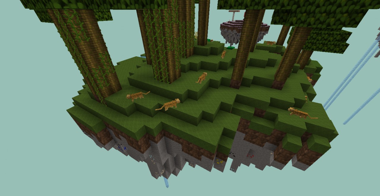 Floating Biomes Survival 1.2 Minecraft Map