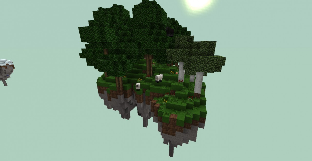 Floating Biomes Survival 1.2 Minecraft Map