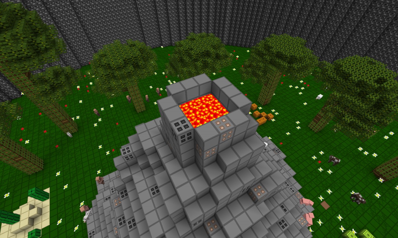 Volcano Survival Minecraft Map