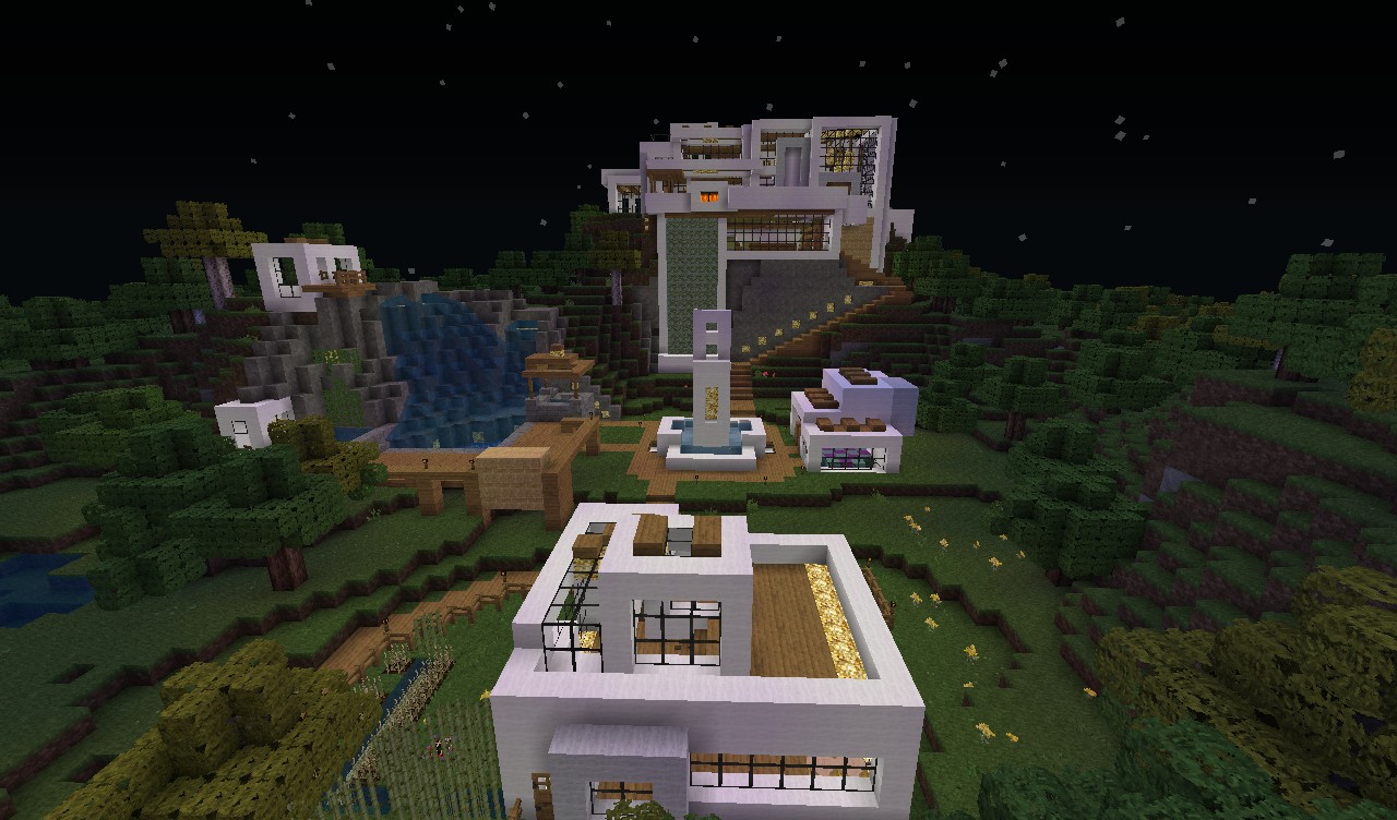 Modern Hilltop House (With download/video) Minecraft Map
