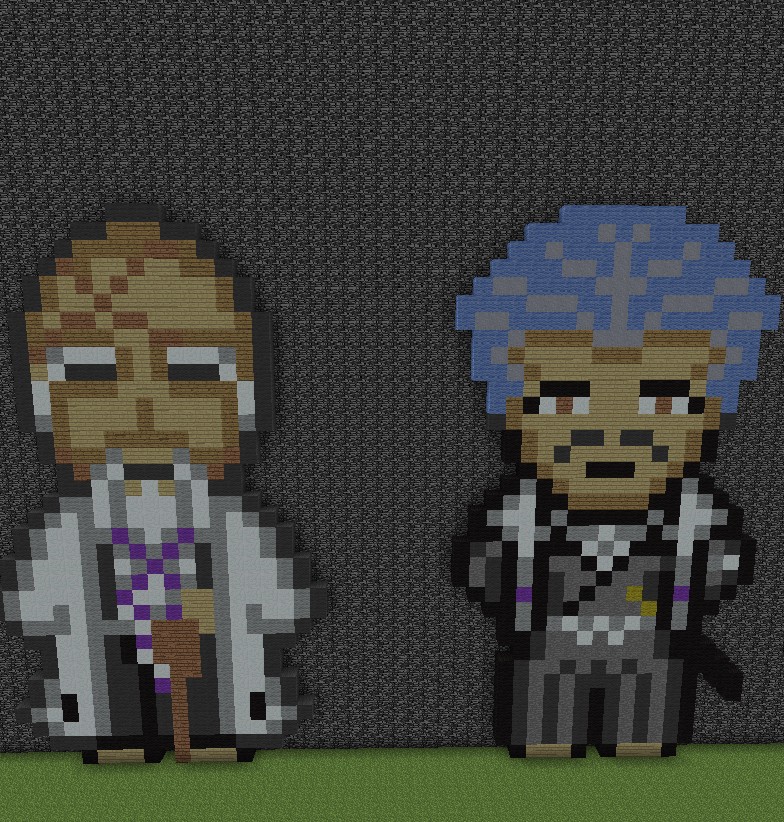 Bleach Pixel Art: Captains Project (FINISHED!) Minecraft Map