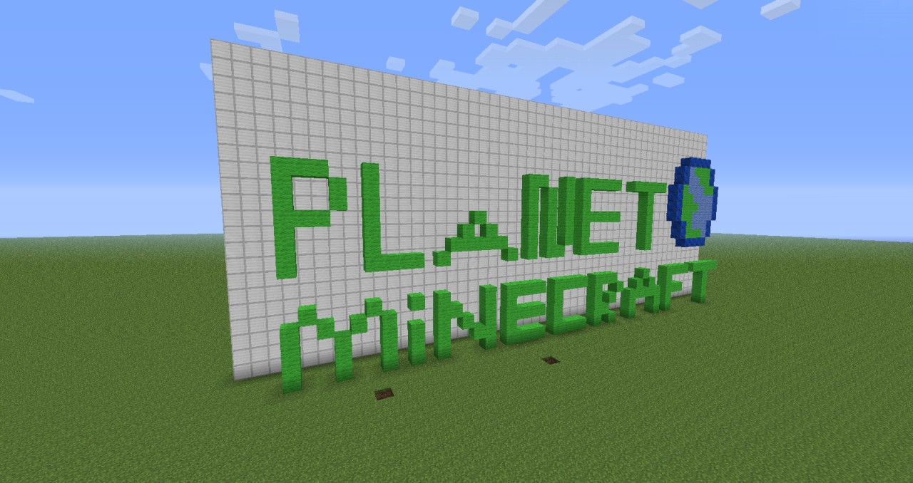 Planet MineCraft Sign By Ns Minecraft Map