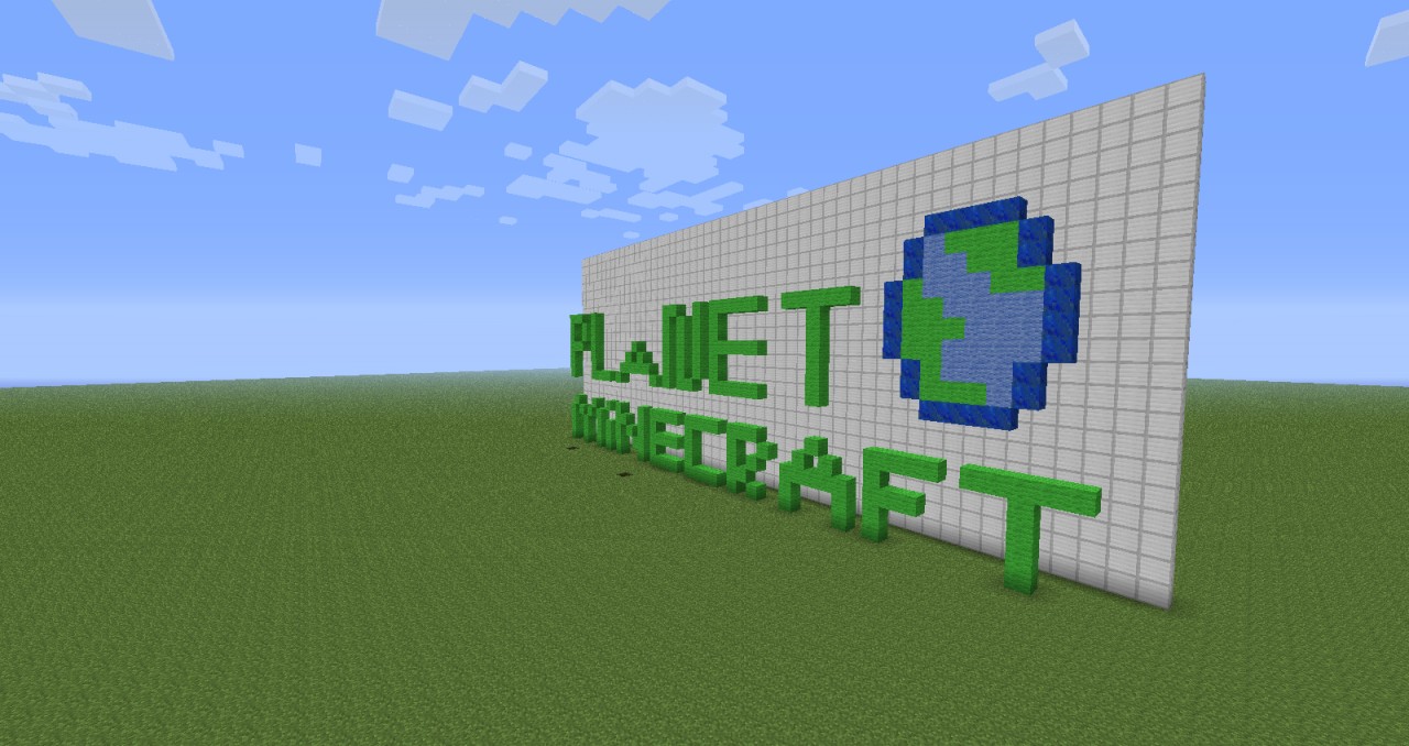 Planet MineCraft Sign By Ns Minecraft Map