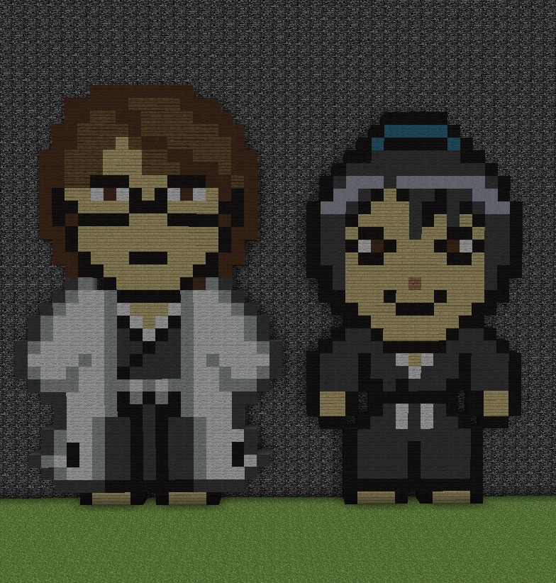 Bleach Pixel Art: Captains Project (FINISHED!) Minecraft Map