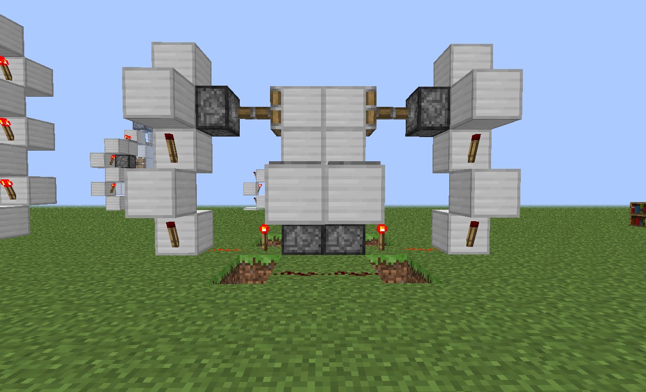 piston creations Minecraft Map