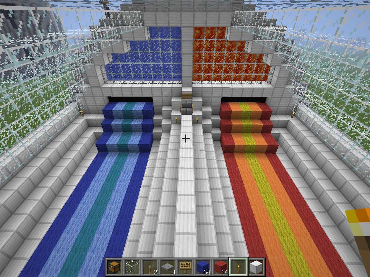 Water/Lava Runner (inspired by Rainbow Runner) Minecraft Map