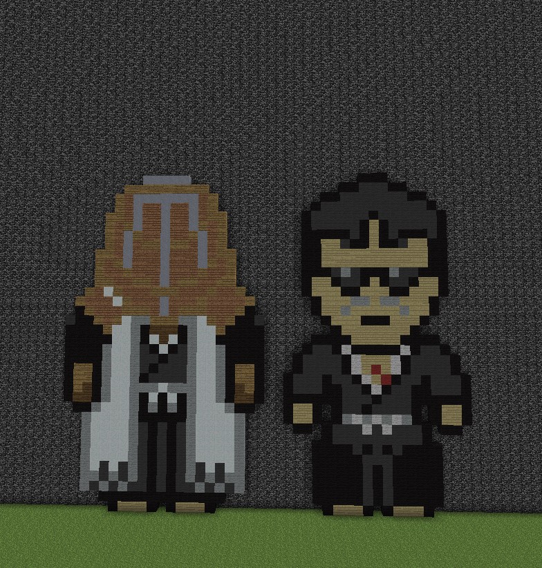 Bleach Pixel Art: Captains Project (FINISHED!) Minecraft Map