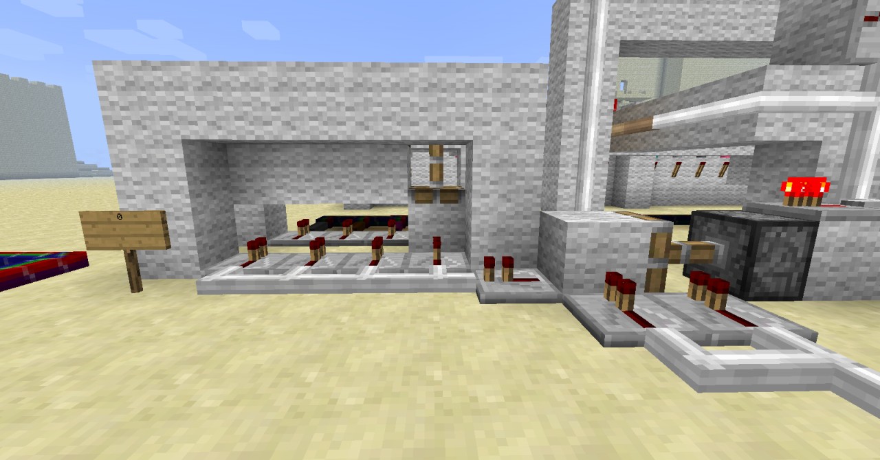 4 number pin lock Minecraft Map