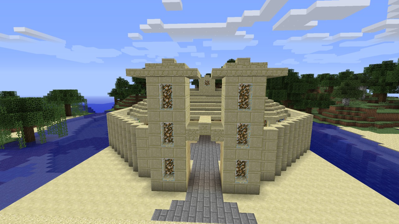Sandstone Victorian Villa Minecraft Map