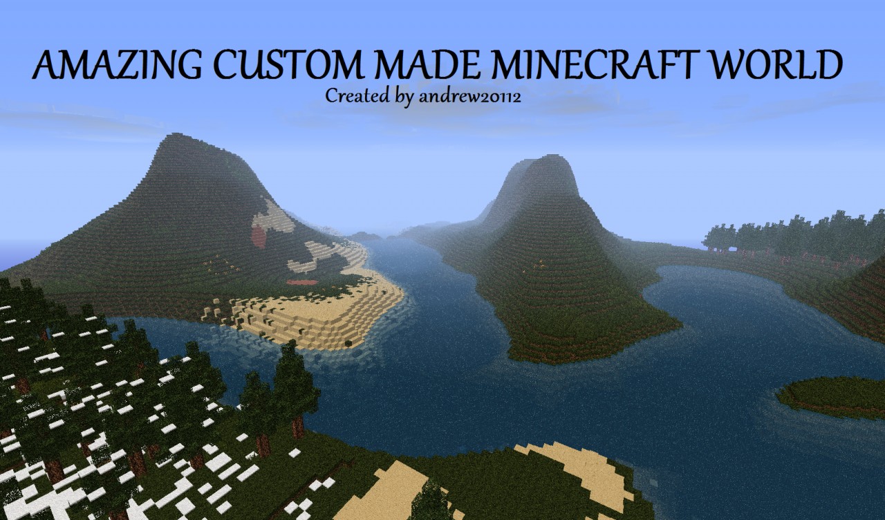 AMAZING CUSTOM MADE MINECRAFT WORLD Minecraft Map