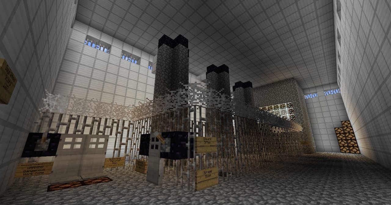 Cobblestone Factory(with working generators Minecraft Map