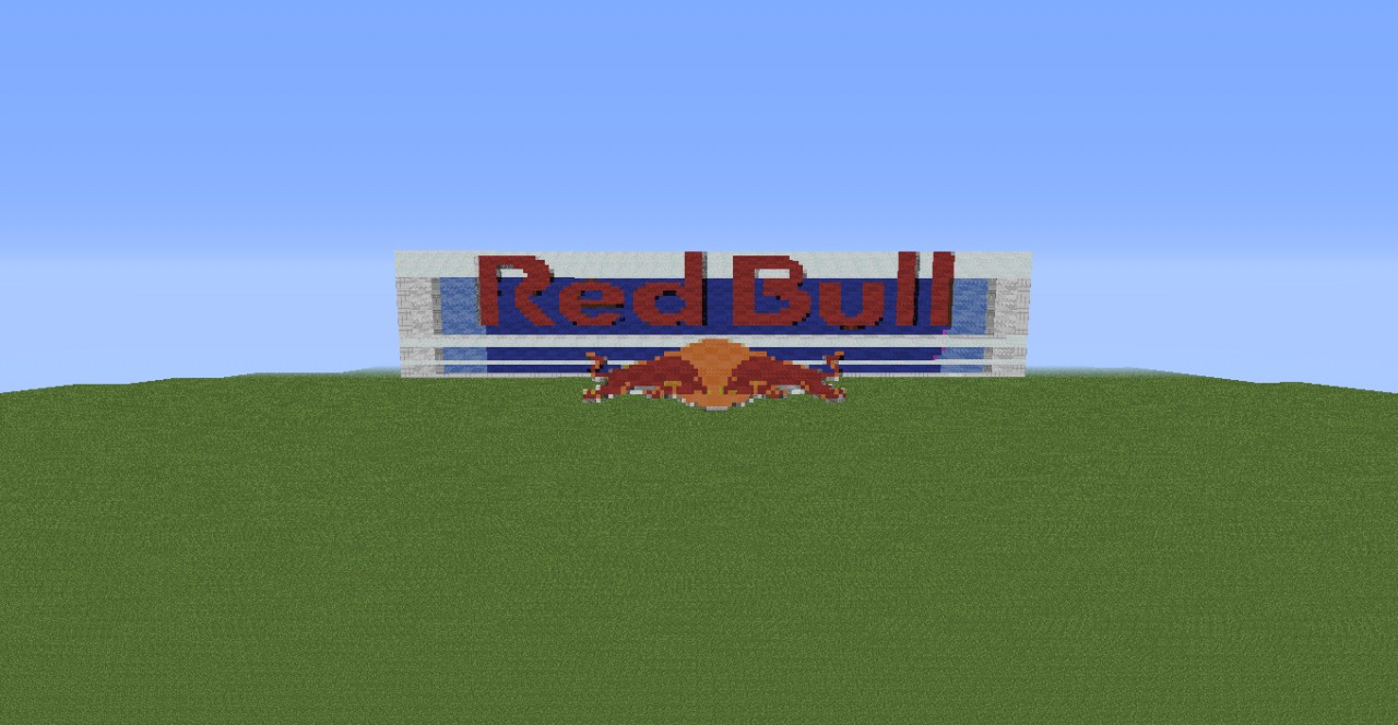 Redbull logo Minecraft Project