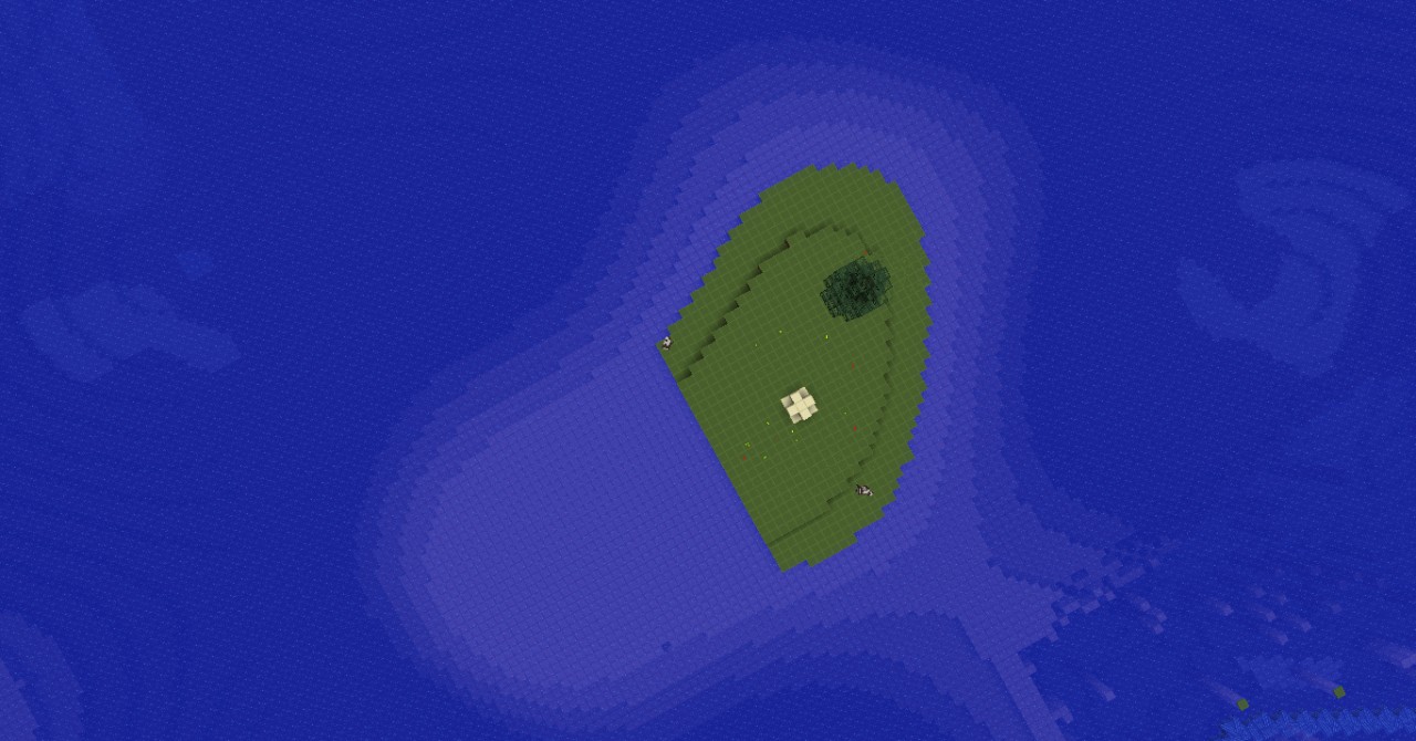 The lost island adventure(with goals) Minecraft Map
