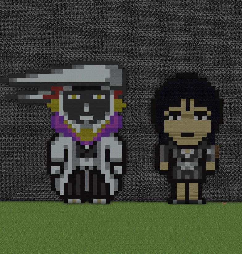 Bleach Pixel Art: Captains Project (FINISHED!) Minecraft Map