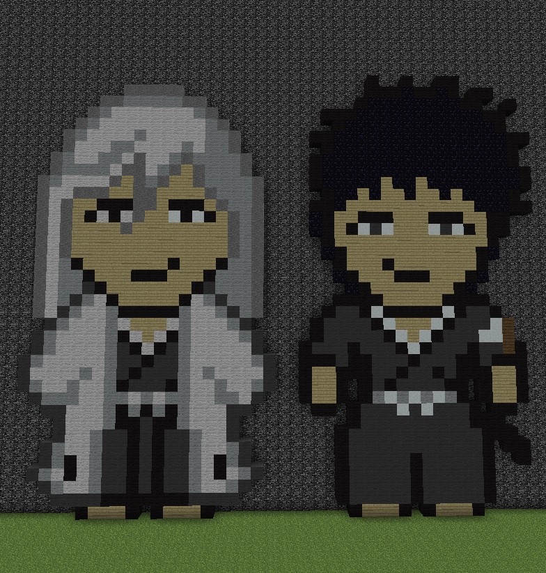 Bleach Pixel Art: Captains Project (FINISHED!) Minecraft Map