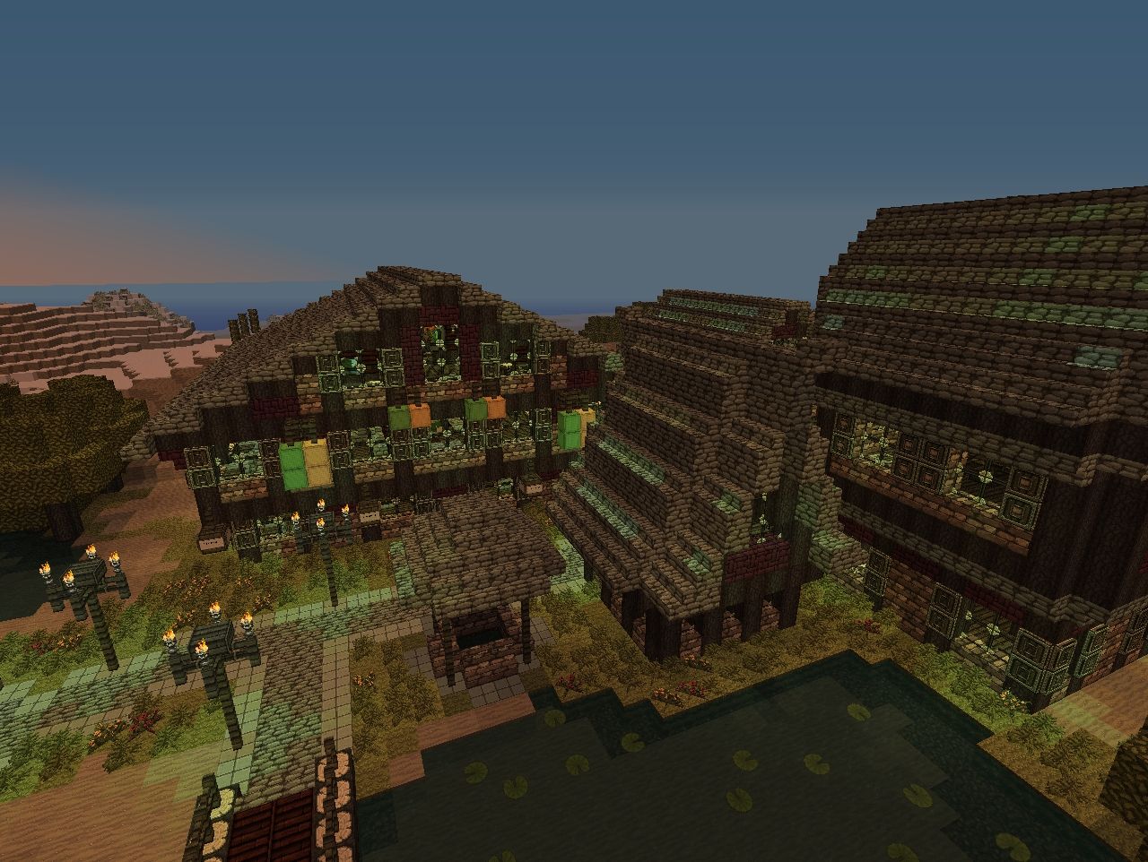 Lakeshire town Minecraft Map