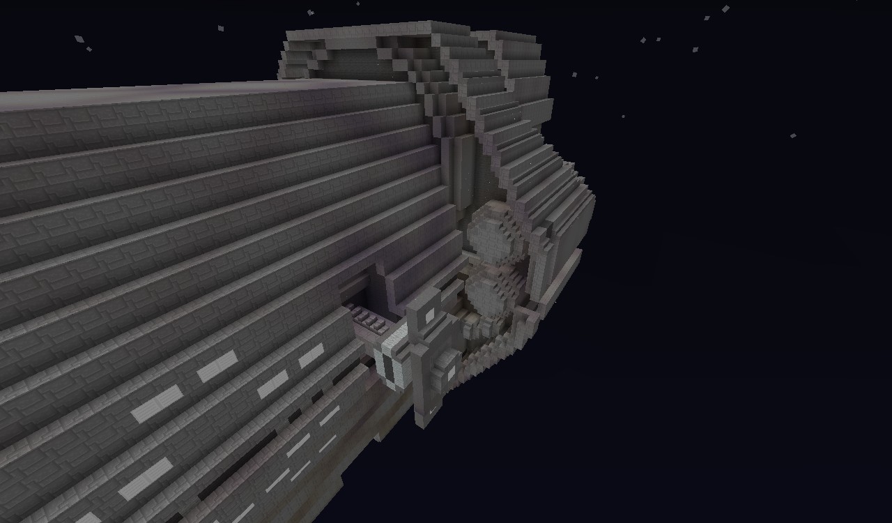 UNSC Halcyon-class light cruiser Pillar of Autumn Minecraft Map