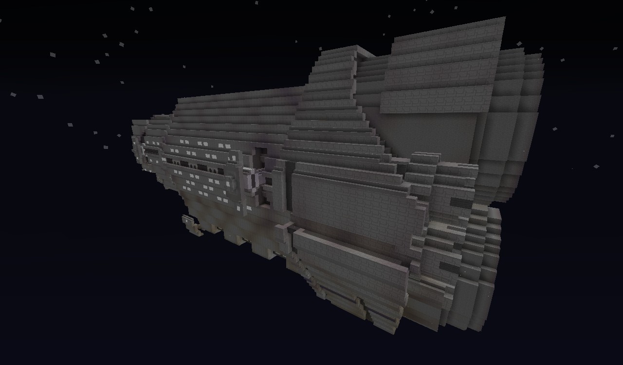 UNSC Halcyon-class light cruiser Pillar of Autumn Minecraft Map