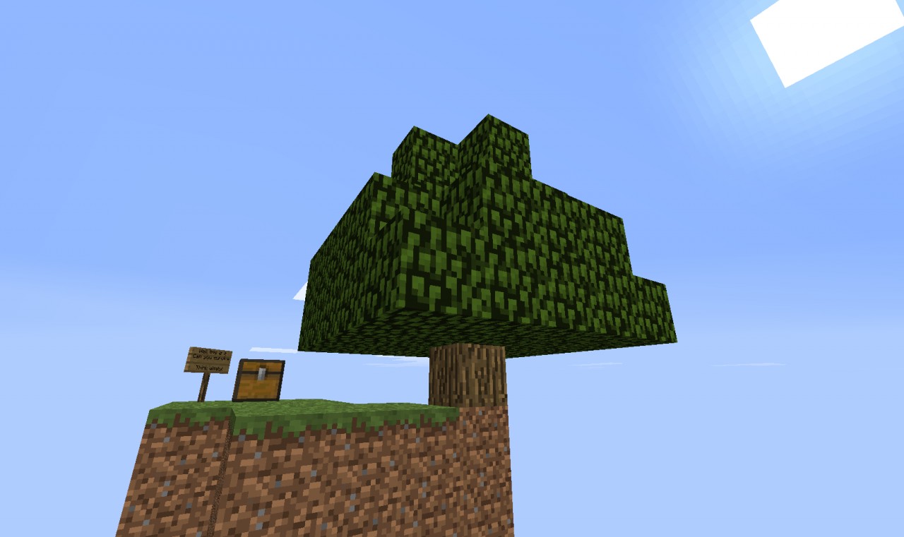 Floating Island Survival Minecraft Map