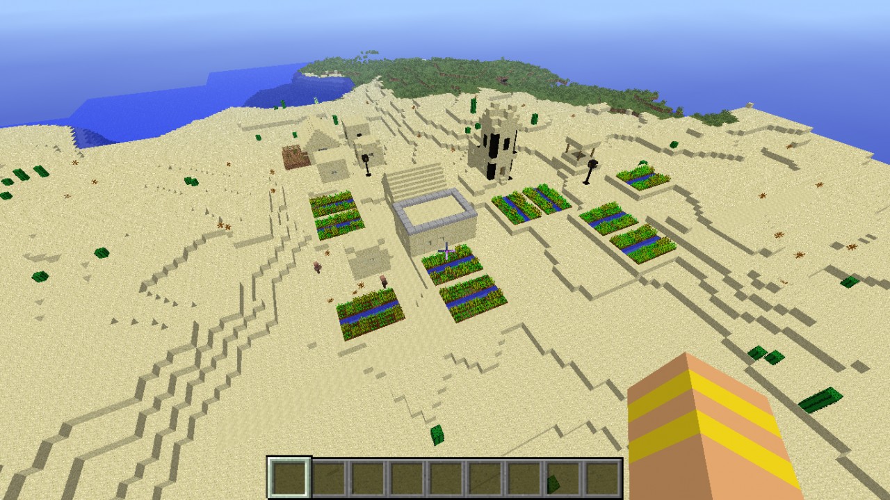 Cool Minecraft 12w26a Village Seed with Temple Minecraft Map