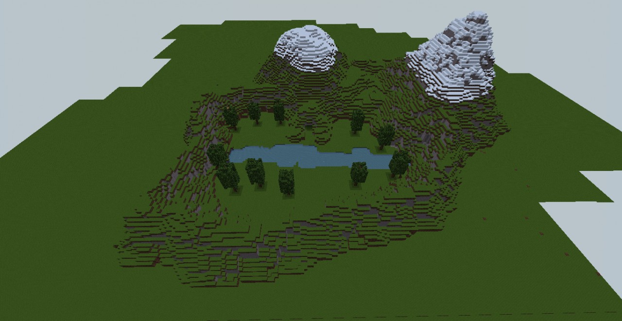 Mountain Basin Minecraft Map