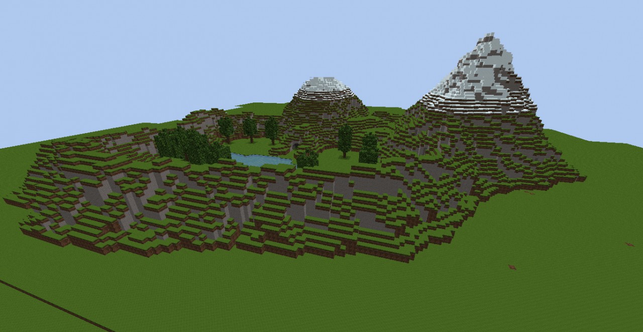 Mountain Basin Minecraft Map