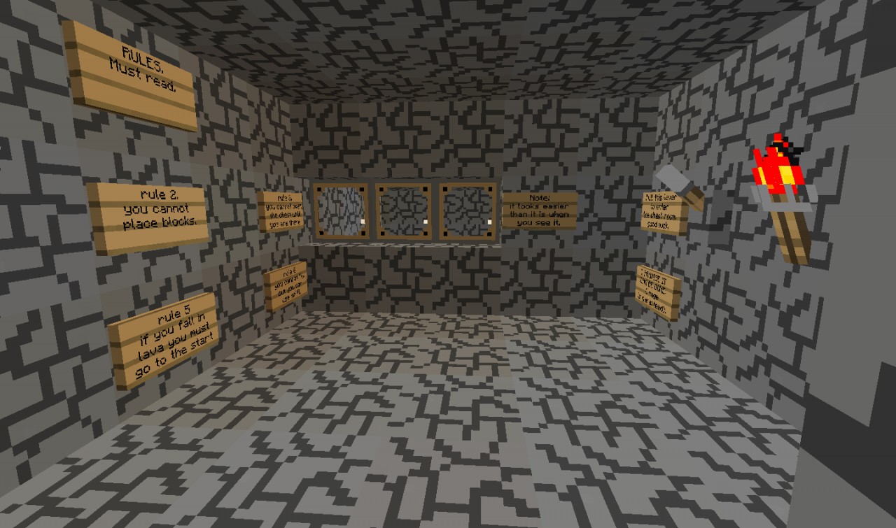 Redstone trap house Minecraft Map