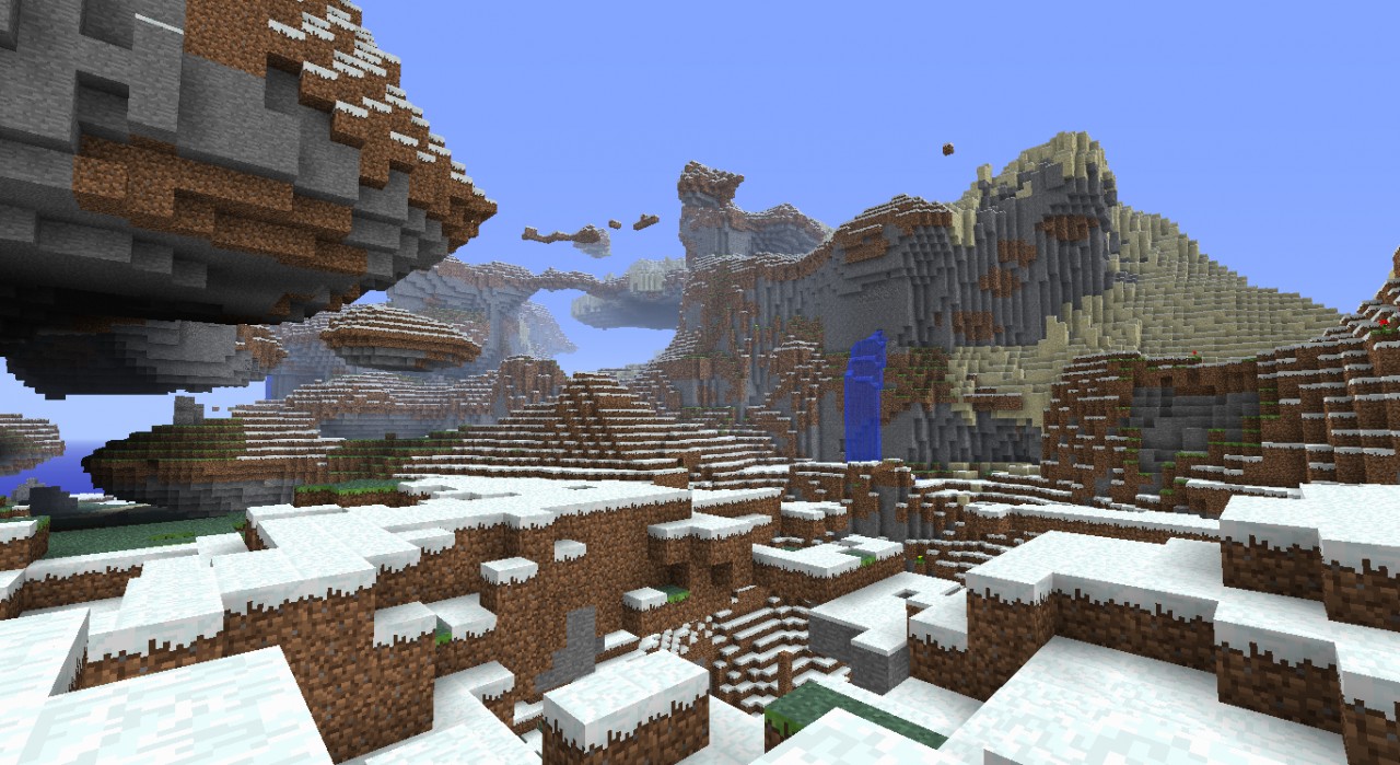 Floating Survival Mountains (FINISHED) Minecraft Map