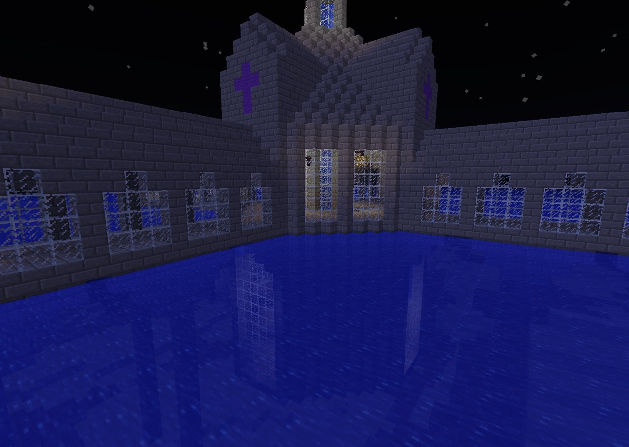 Water chapel with underwater hallway and other fancy stuff :) Minecraft Map