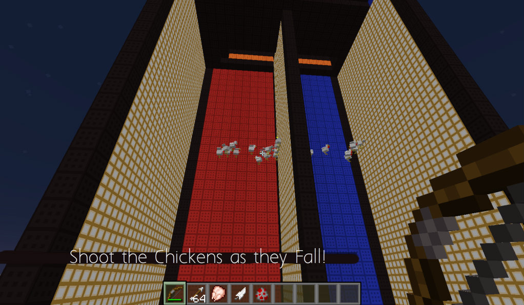 Chicken Run (Multiplayer Shooting Mini-Game) World Download Minecraft Map