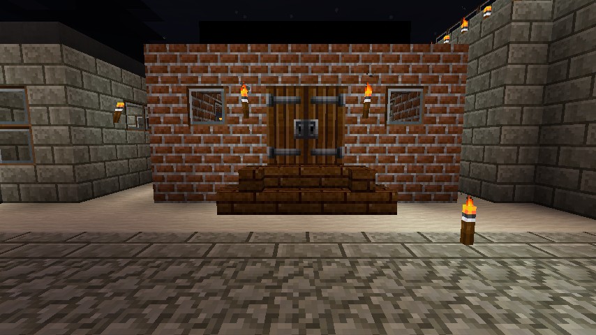 Singleplayer Town of Miners Minecraft Map