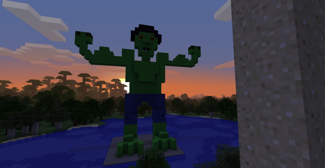 The Great Hulk Survival Minecraft Map