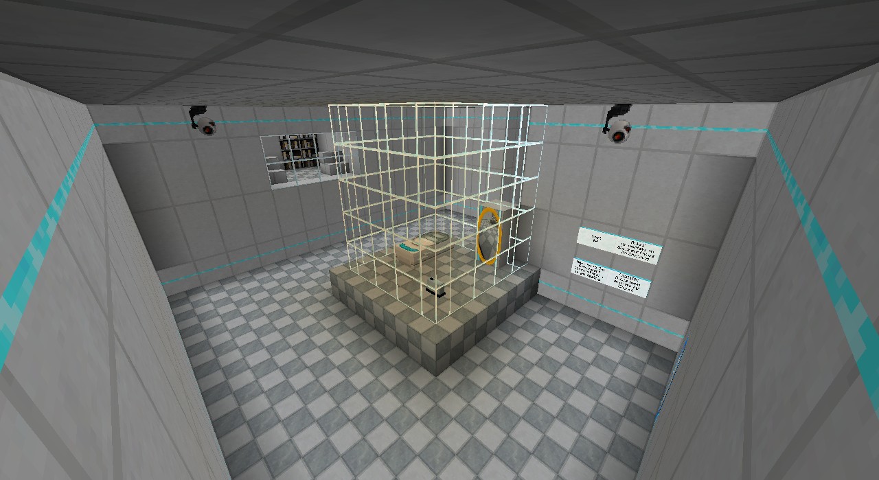 Aperture Enrichment Center Minecraft Map