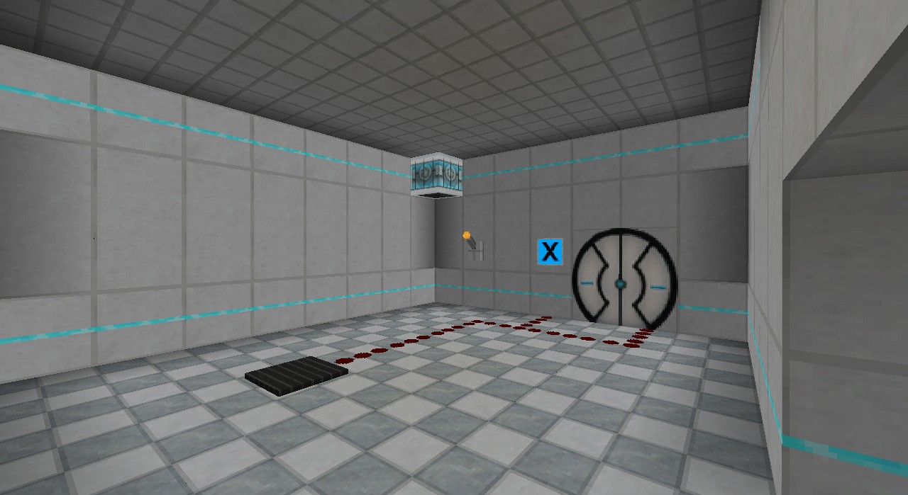 Aperture Enrichment Center Minecraft Map