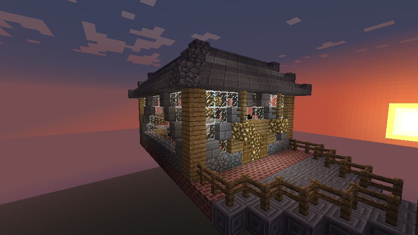 Flying House Minecraft Map