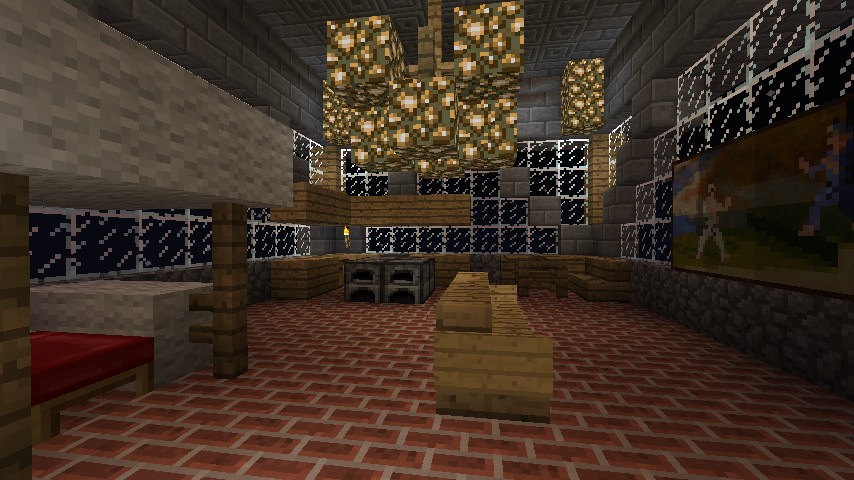 Flying House Minecraft Map