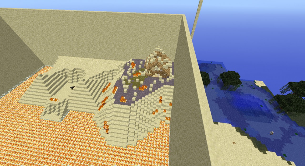 The Duel Arena/ The Sandstone Village Minecraft Map